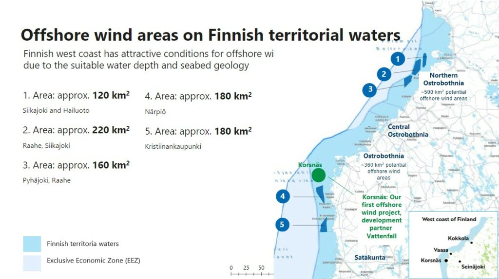 Our offshore projects | Metsähallitus